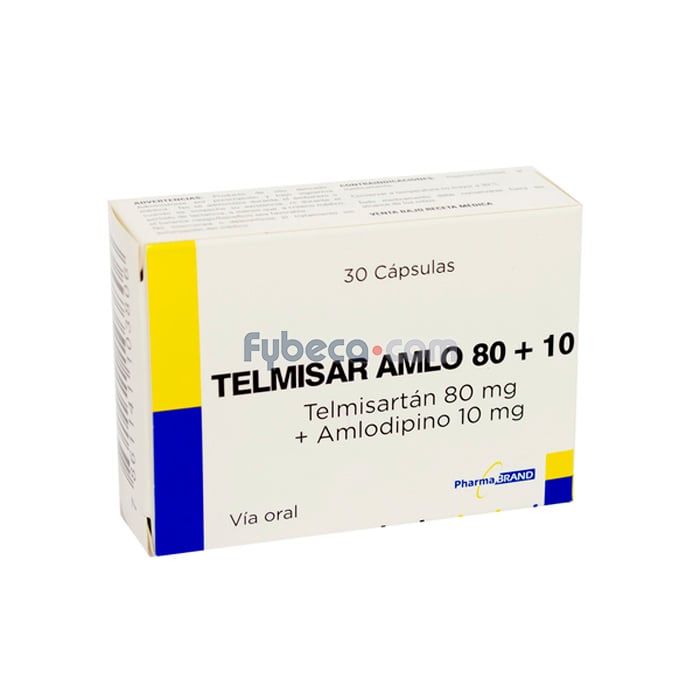 Telmisar Amlo 80 / 10 Mg Unidad | Fybeca