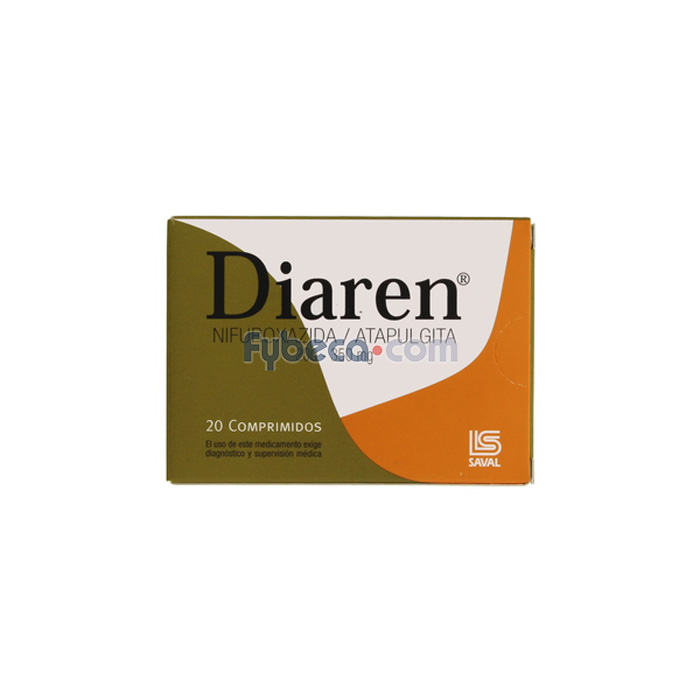 Diaren 200 Mg Blíster Unidad | Fybeca