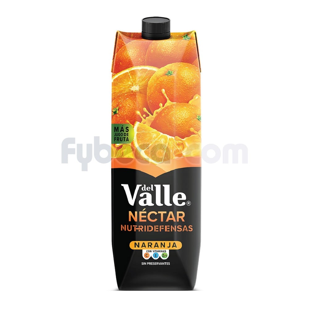 Jugo Del Valle Nectar Naranja Tetrapack 1L | Fybeca