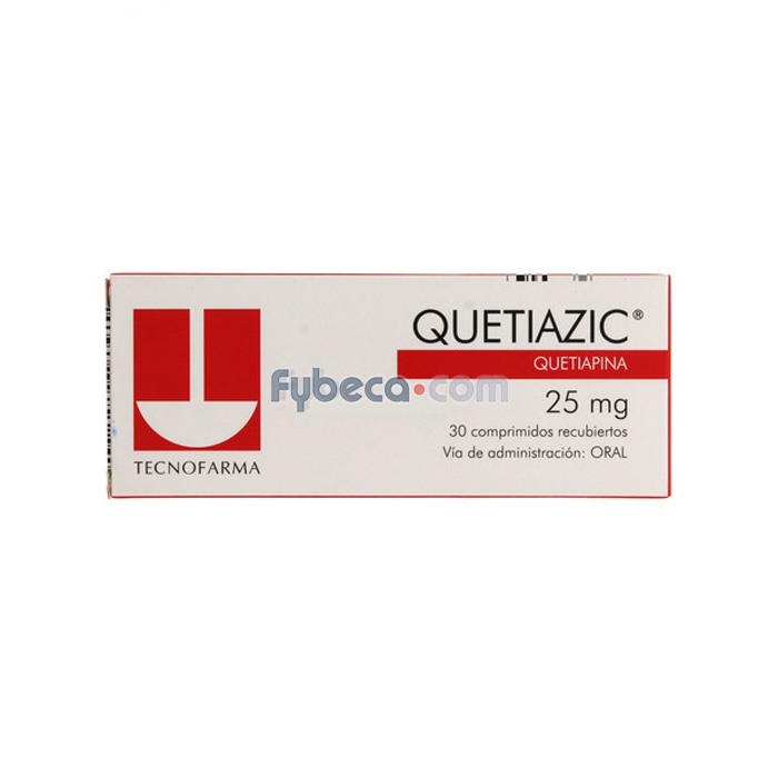 Quetiazic Comp. 25 Mg C/30 Suelta | Fybeca