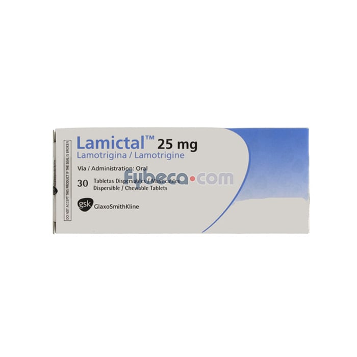 Lamictal 25 Mg Blíster Unidad | Fybeca