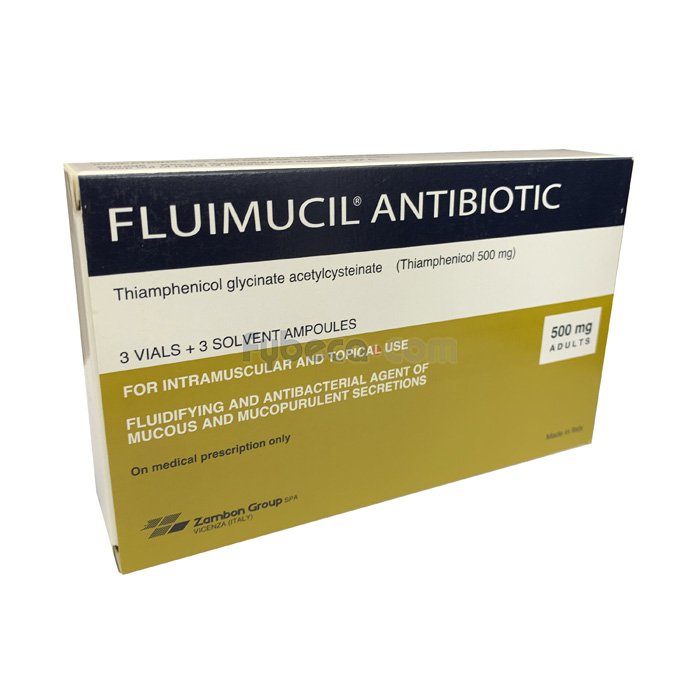 Fluimucil 500 Mg Ampollas | Fybeca