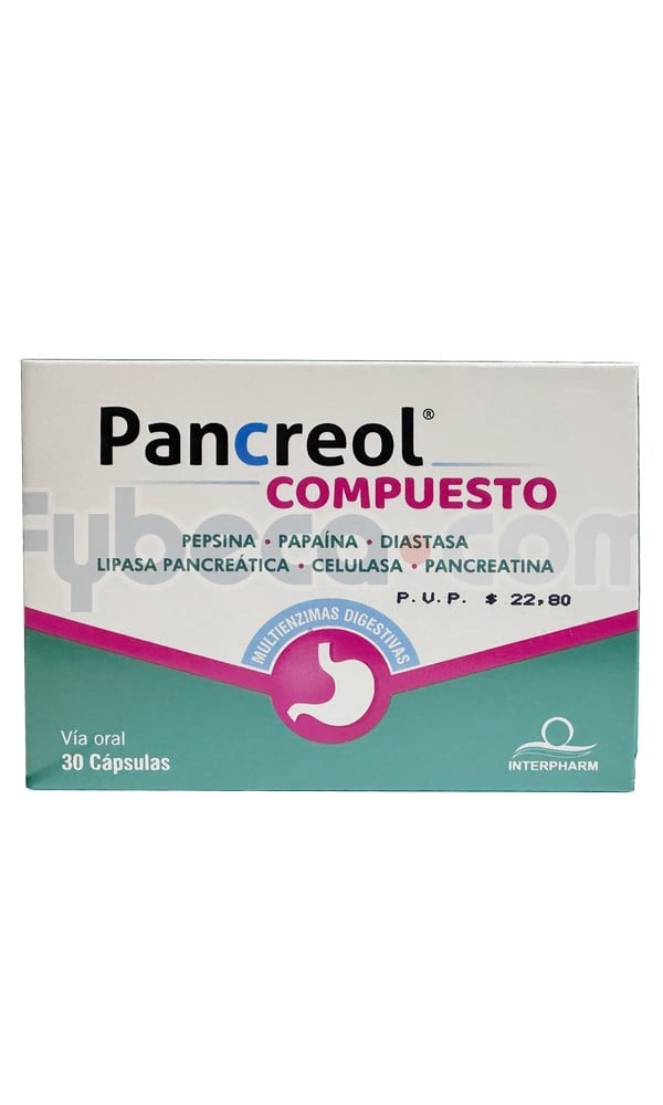 Pancreol Compuesto Caps C/30 | Fybeca
