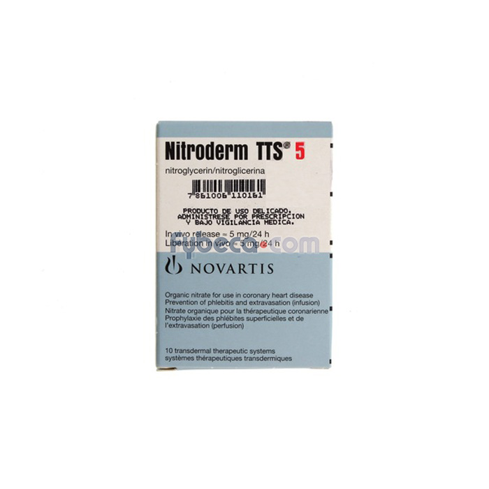Nitroderm Tts Sobr. 5 Mg. C/10 Suelta | Fybeca