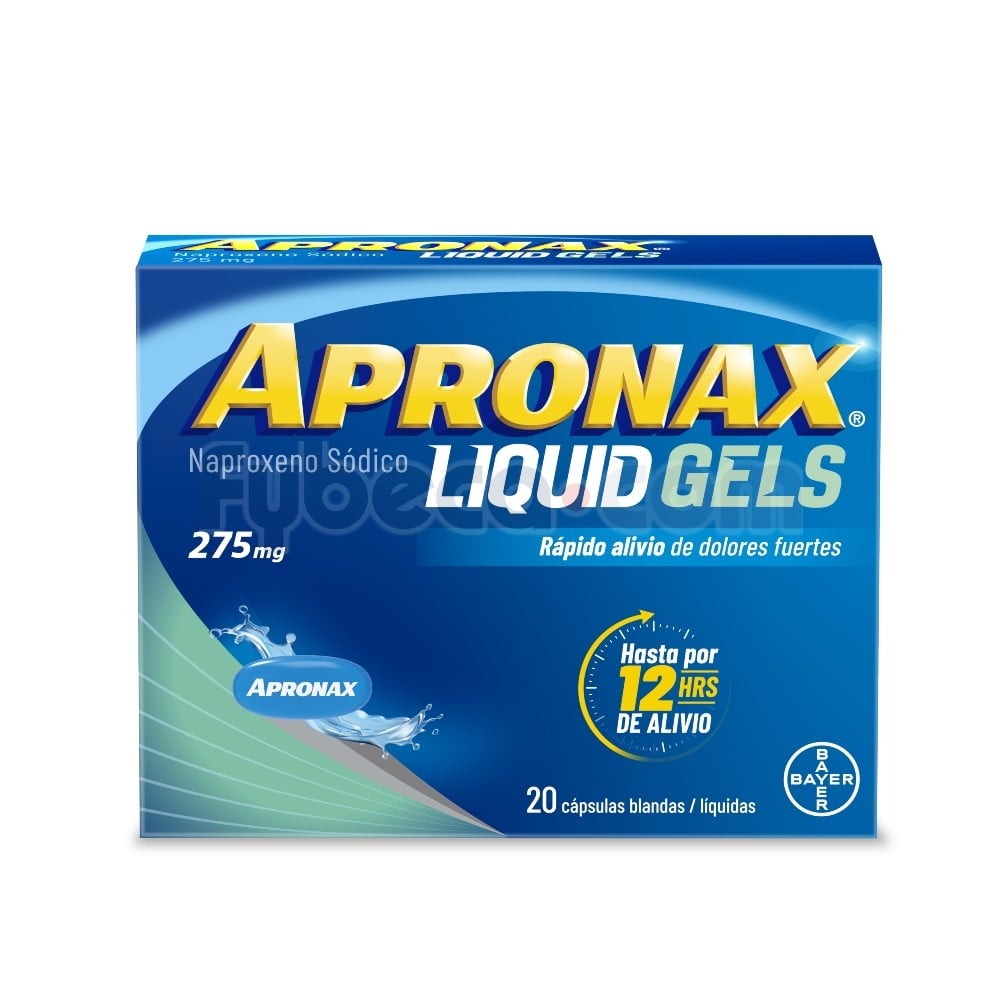 Apronax Liquid Gels Capsulas 275Mg C/20 Suelta | Fybeca