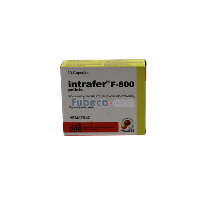 Intrafer F 800Mg C/30 Suelta | Fybeca