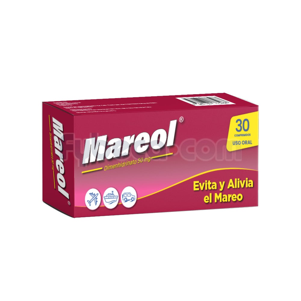 Mareol Comprimidos 50 Mg C/30 Suelta | Fybeca