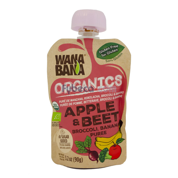Compota Wanabana Manzana Y Remolacha 90 G Unidad | Fybeca