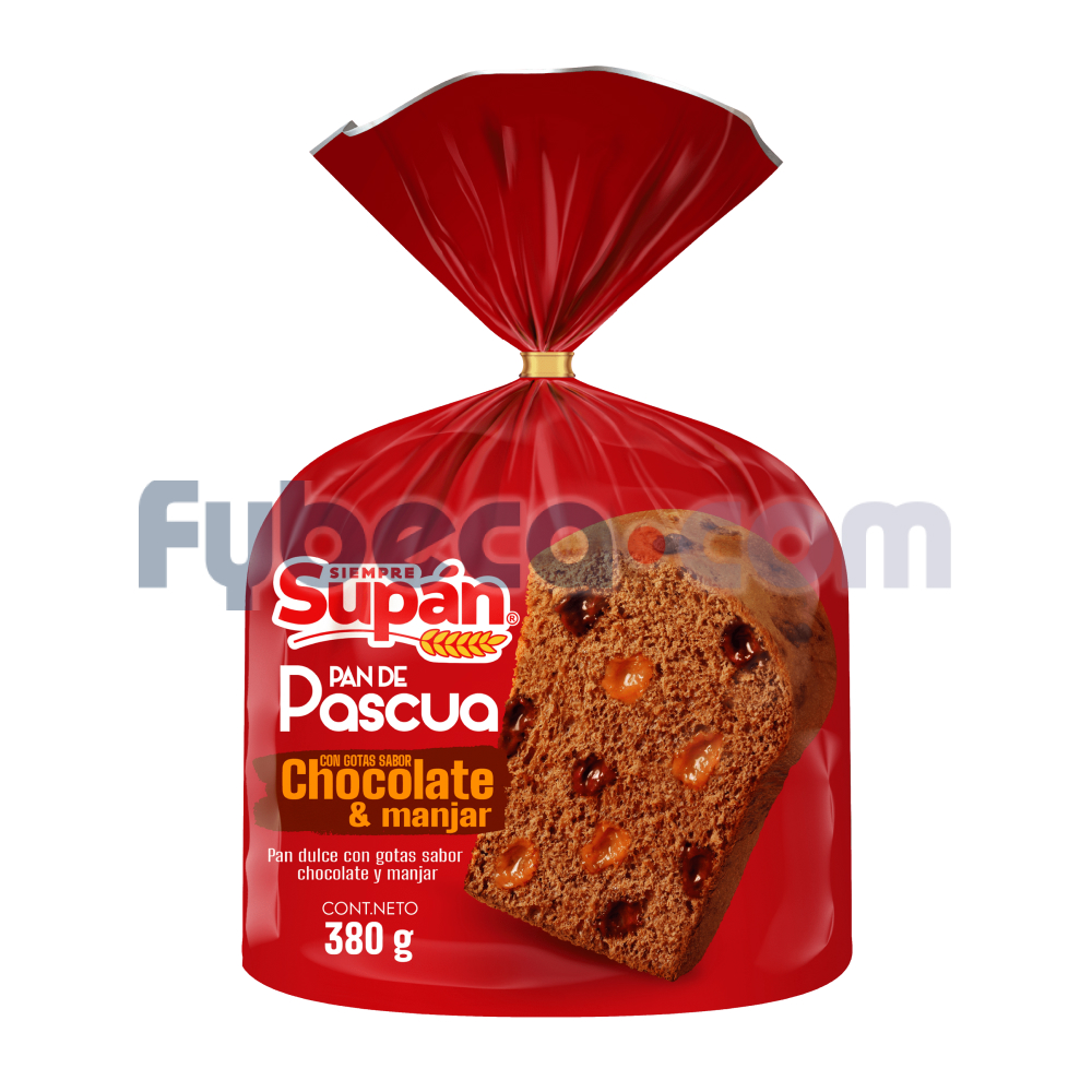 Pan De Pascua Con Gotas De Chocolate 380 G Unidad | Fybeca