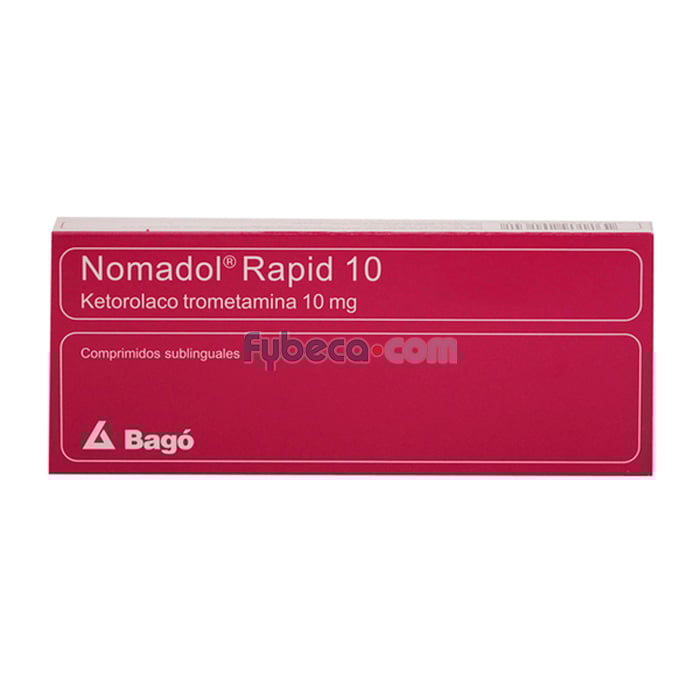 Nomadol Rapid Comp 20Mg C/10 Suelta | Fybeca