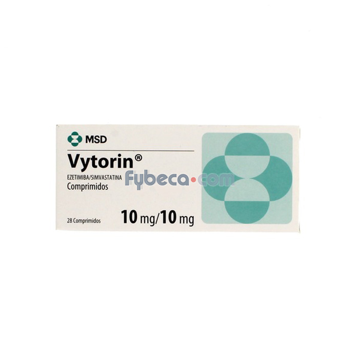 Vytorin Comp. 10/10 Mg. C/28 Suelta | Fybeca