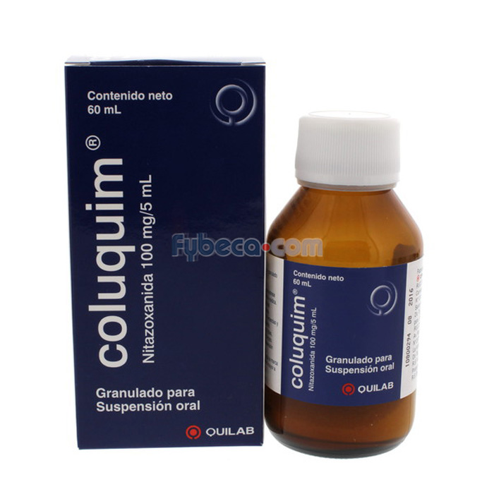 Coluquim Suspensión 100 Mg / 5 Ml / 60 Ml Frasco | Fybeca