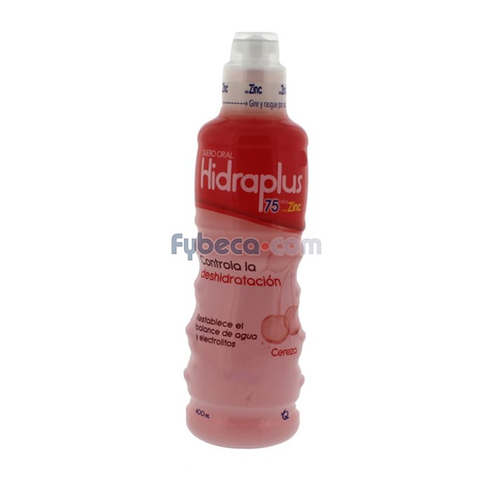 Hidraplus Zinc 75mEq Cereza Frasco 400 ml