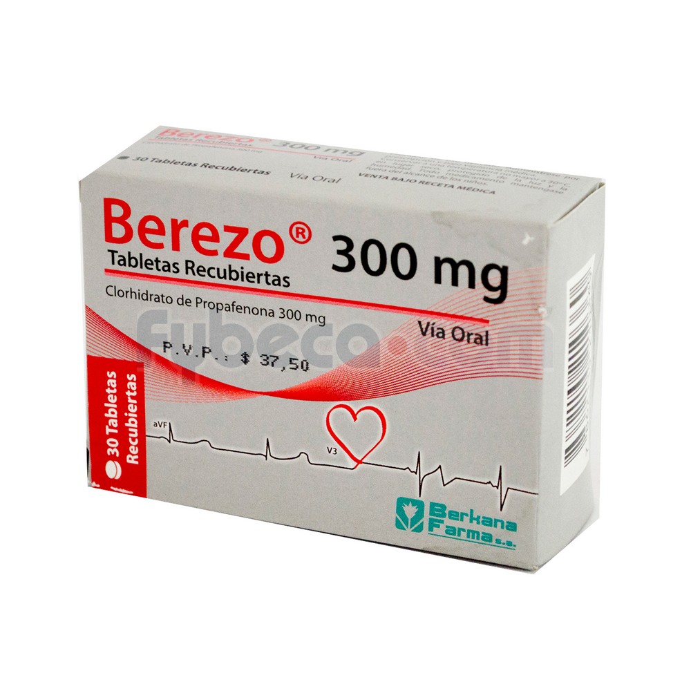 Berezo Tabs. 300 Mg Tab C/30 Suelta | Fybeca