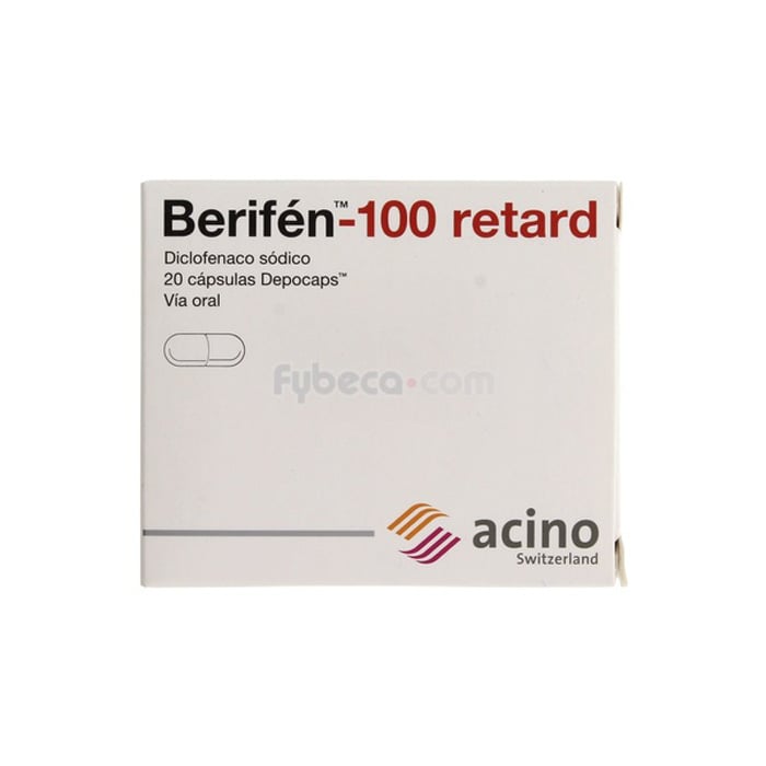 Berifén 100 Mg Unidad | Fybeca