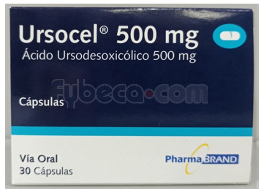 Ursocel Caps 500 Mg C/30 Suelta | Fybeca