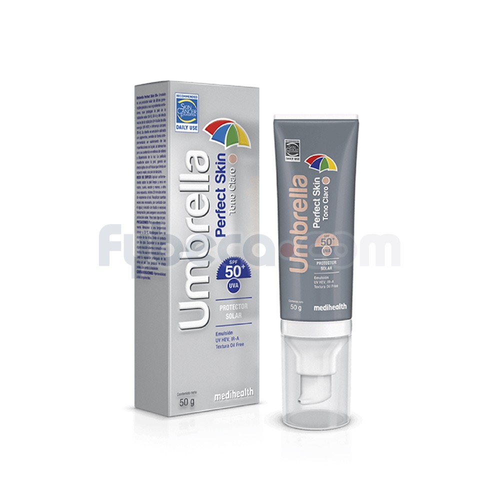 Bloqueador Solar Perfect Skin Tono Claro Sfp50 50 G 1 Unidad | Fybeca