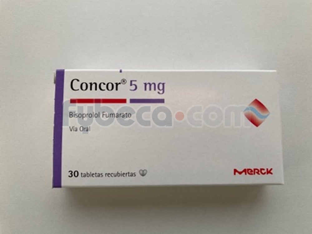Concor Blister. 5 Mg. C/30 | Fybeca