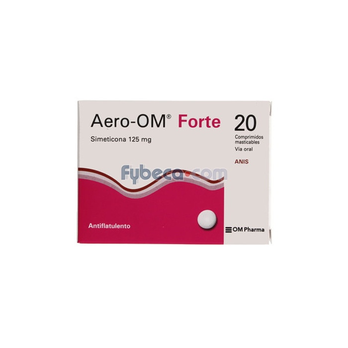 Aero-OM Forte 125 mg - 20 Comprimidos