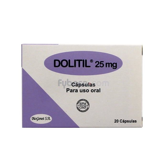 Dolitil ( Pregab +Al) Caps. 25 Mg C/20 Suelta | Fybeca