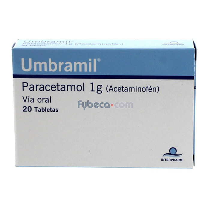 Umbramil Tabs 1G C/20 Suelta | Fybeca
