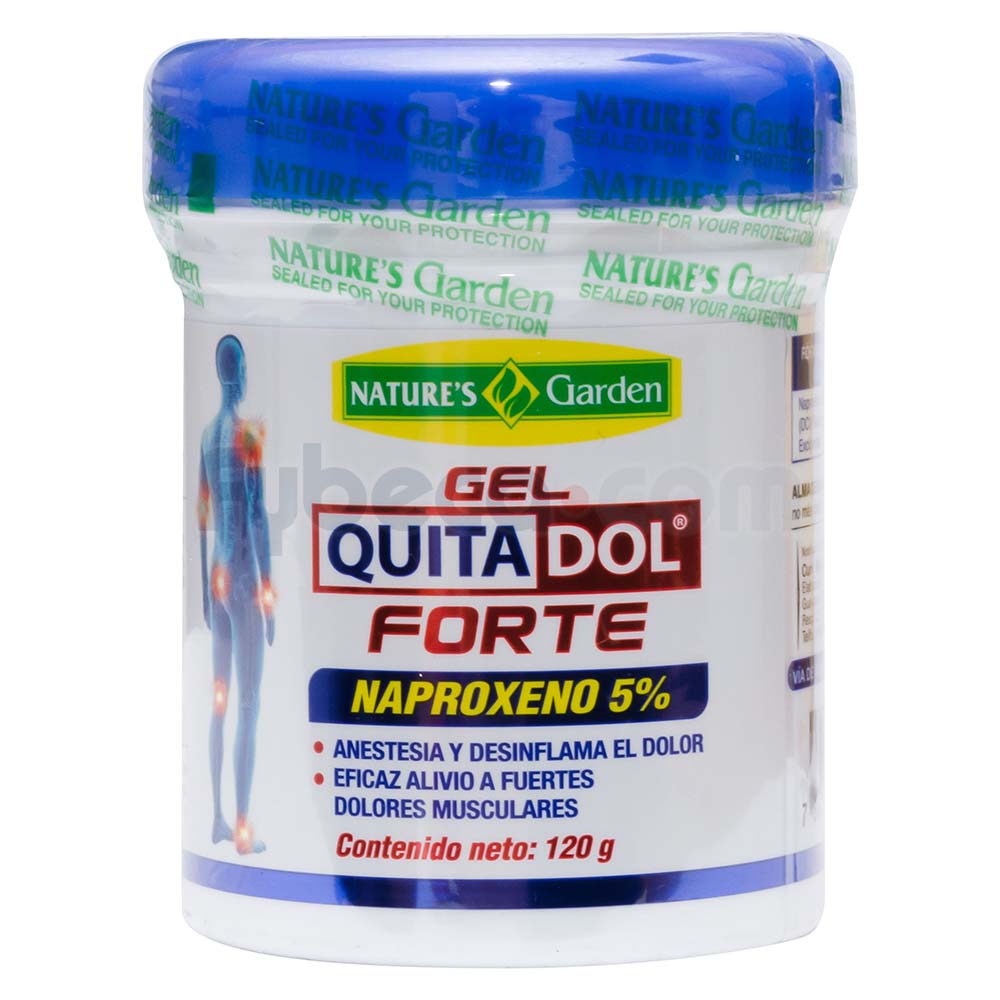 Gel Quitadol Forte 120 G Frasco | Fybeca