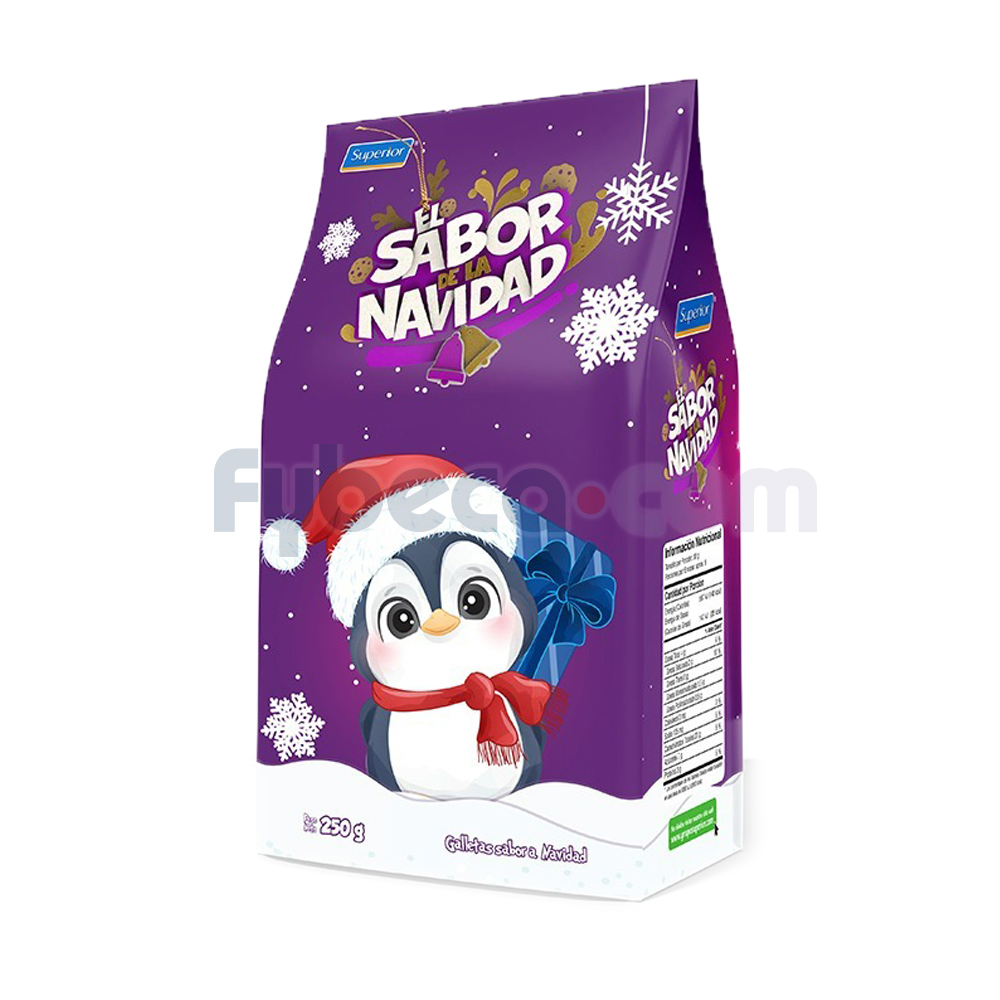 Galleta Funda Mágica Navidad Pingüino 250 G Paquete | Fybeca