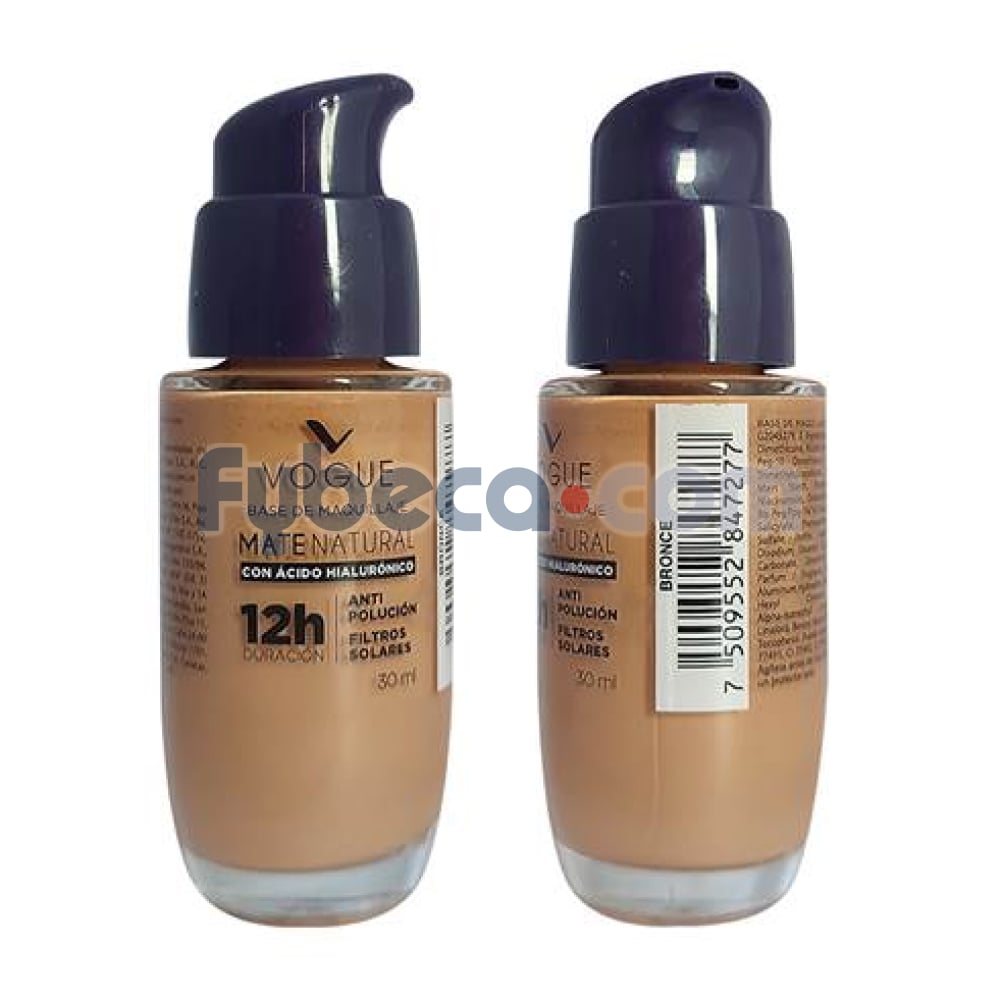 Base Mate Natural Bronce 12 H Duración 30 Ml Unidad | Fybeca