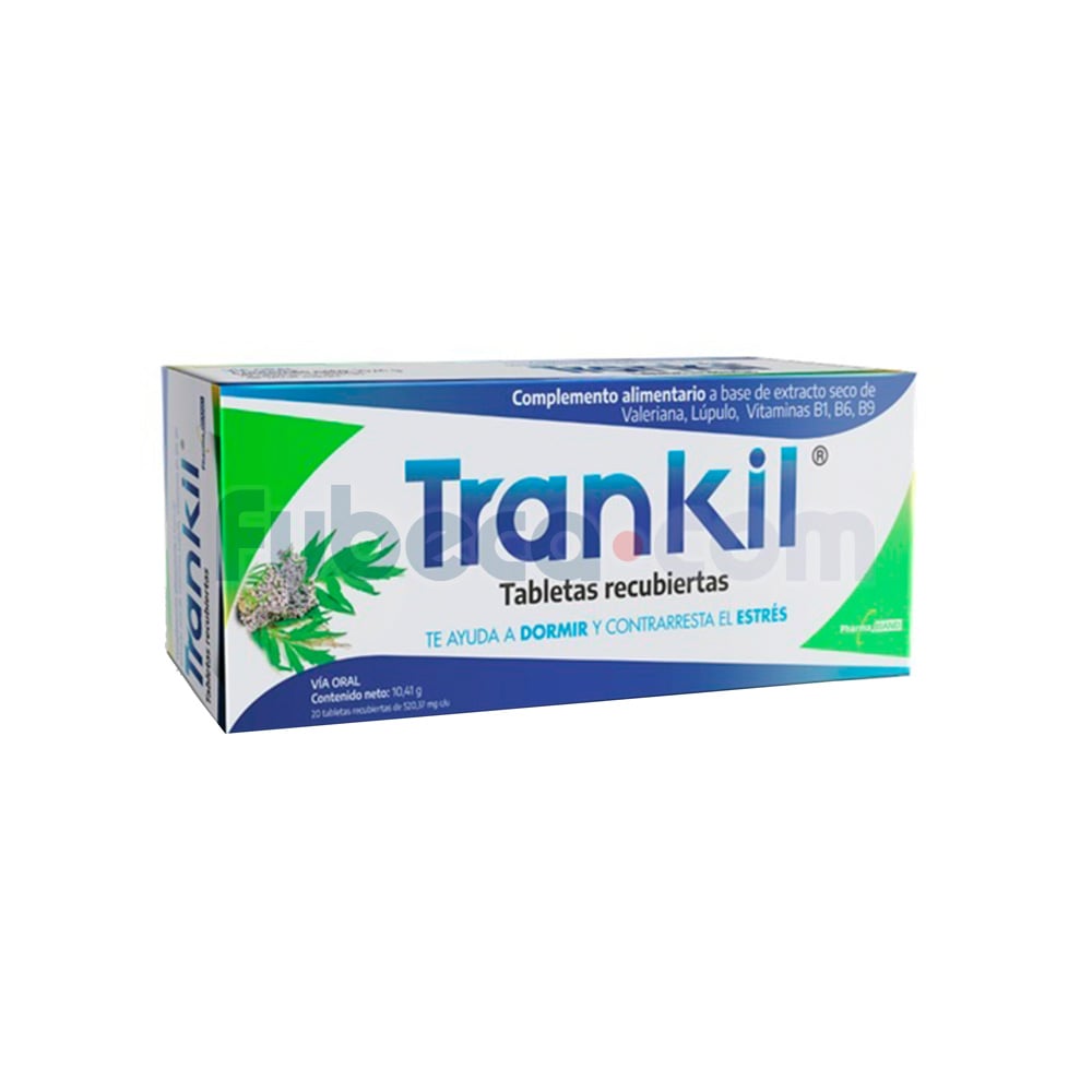 Trankil Tabs Rec C/20 Suelta | Fybeca
