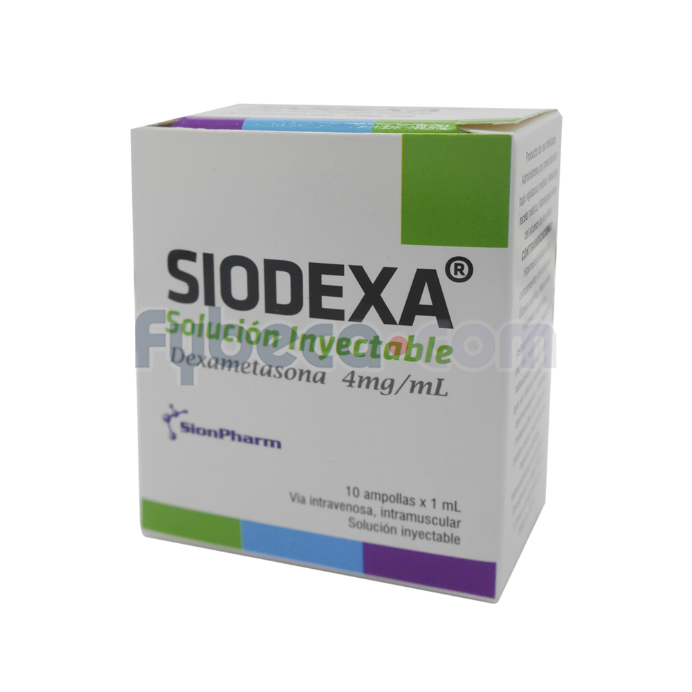Siodexa Solucion Inyectable 4Mg/1Ml X 10 Ampollas Suelta | Fybeca