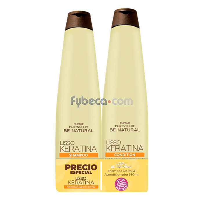 Shampoo Y Acondicionador Be Natural 350 Ml Paquete | Fybeca
