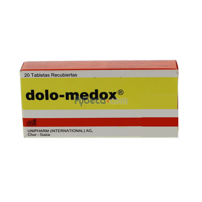 Dolomedox Tabletas Recub. C/20 Suelta | Fybeca