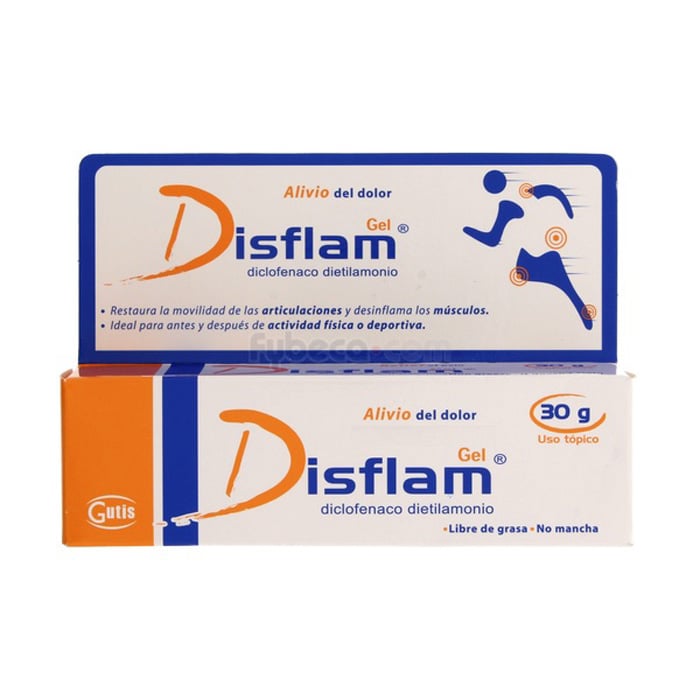 Disflam Gel para alivio rápido del dolor muscular - Fybeca