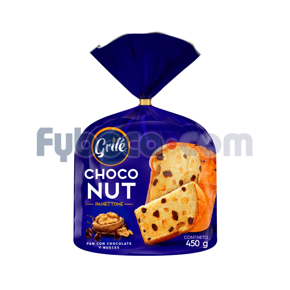 Pan De Pascua Choco Nut 450 G Unidad | Fybeca