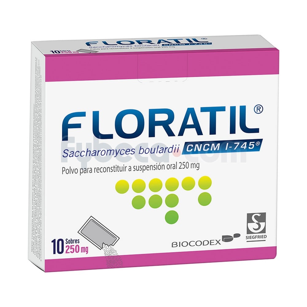 Floratil 250 Mg Sobre Unidad | Fybeca