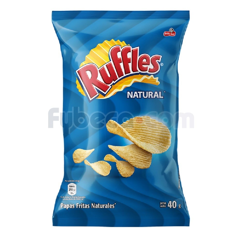 Papas Ruffles Natural 40 G | Fybeca