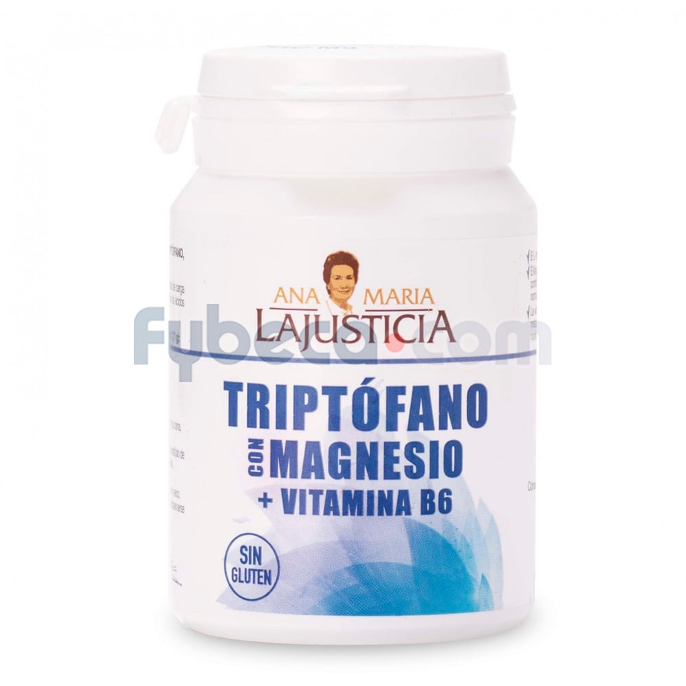 Triptófano con Magnesio y Vitamina B6 51.30 g - Fybeca