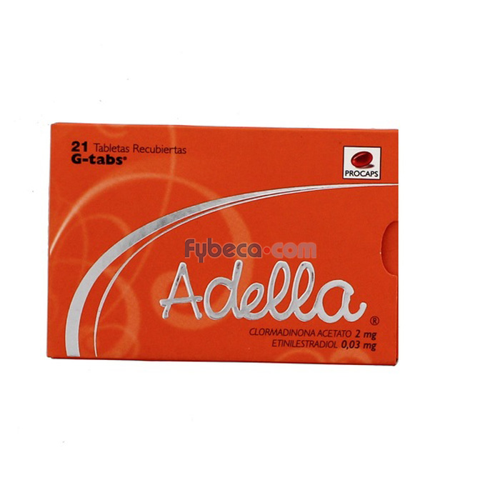 Adella Tabletas Recubiertas C/21 | Fybeca