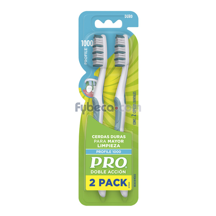 Cepillo Dental Oral B Pro Doble Acción Duro Paquete | Fybeca