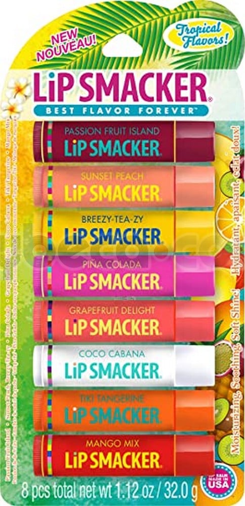 Lip Smacker Tropical Fever Party Pack 8 Unid | Fybeca