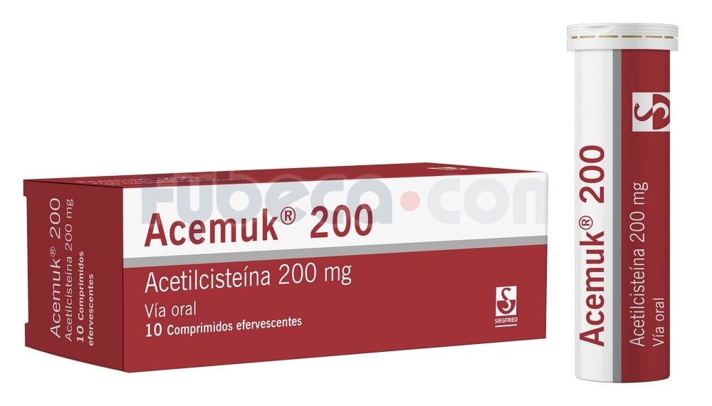 Acemuk Comp Eferv 200 Mg T/10 | Fybeca
