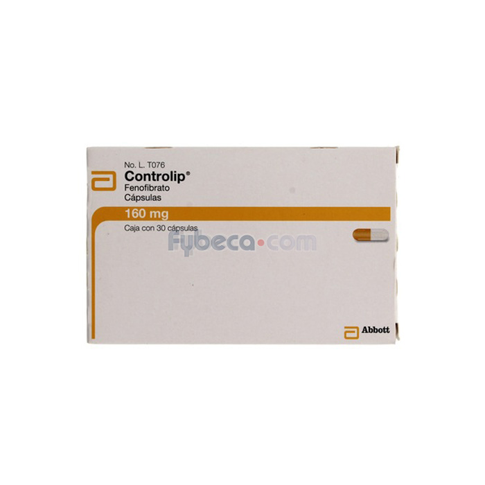 Controlip Caps. 160 Mg C/30 Suelta | Fybeca