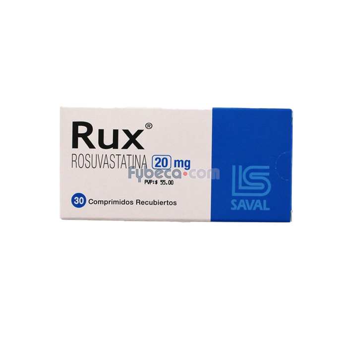 Rux Comp. Recubiertos 20 Mg C/30 Suelta | Fybeca
