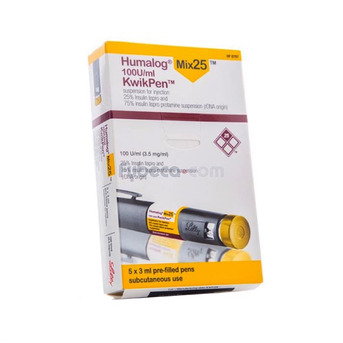 Humalog Mix25 Kwikpen 100 U - Ml Unidad | Fybeca