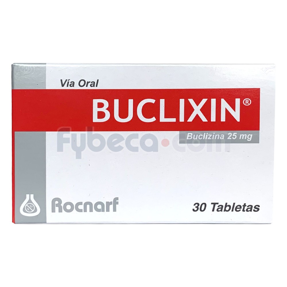Buclixin Tabs 25 Mg C/30 Suelta | Fybeca
