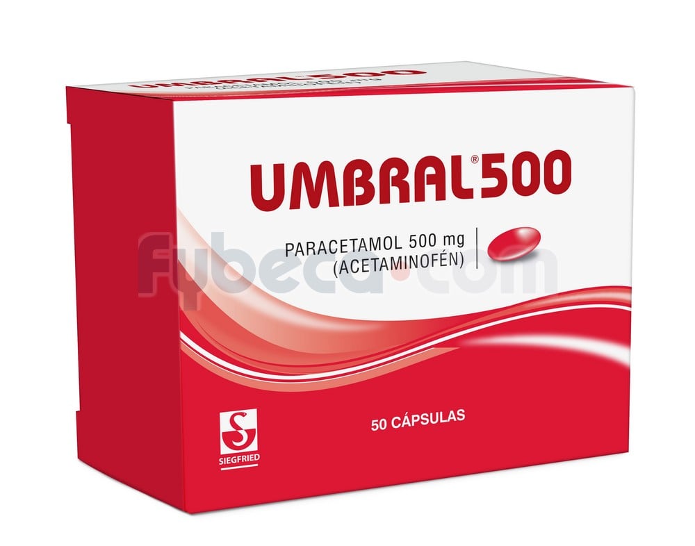Umbral 500 mg - 50 Cápsulas