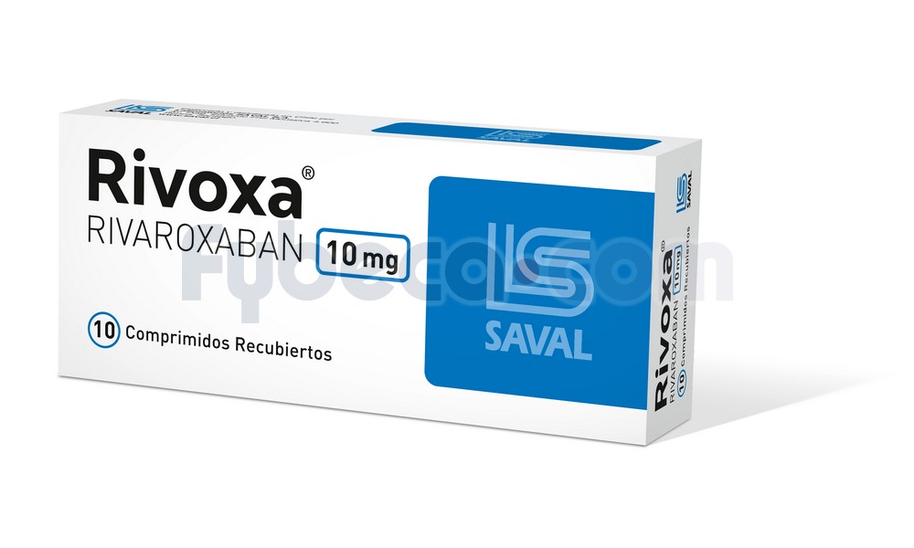 Rivoxa 10 Mg Comp. C/10 | Fybeca