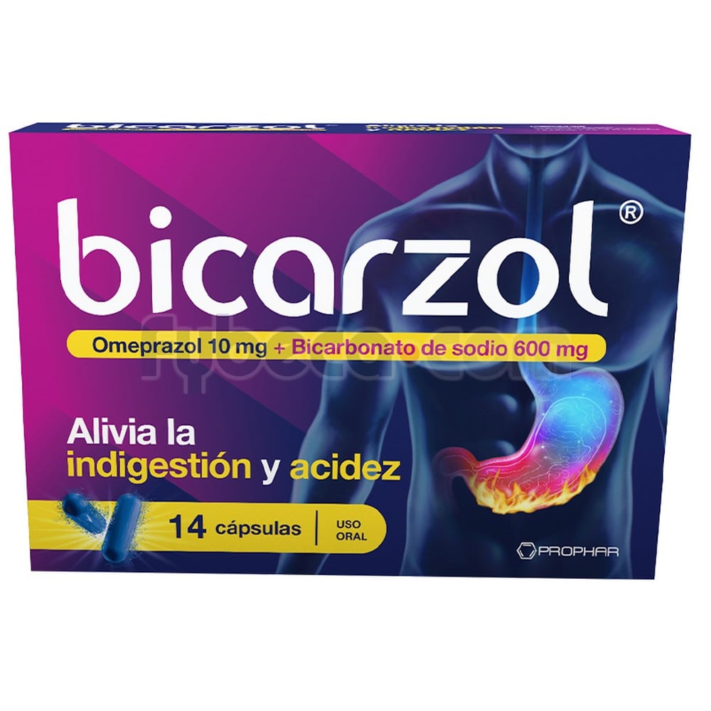 Bicarzol 10Mg Capsulas C/14 | Fybeca