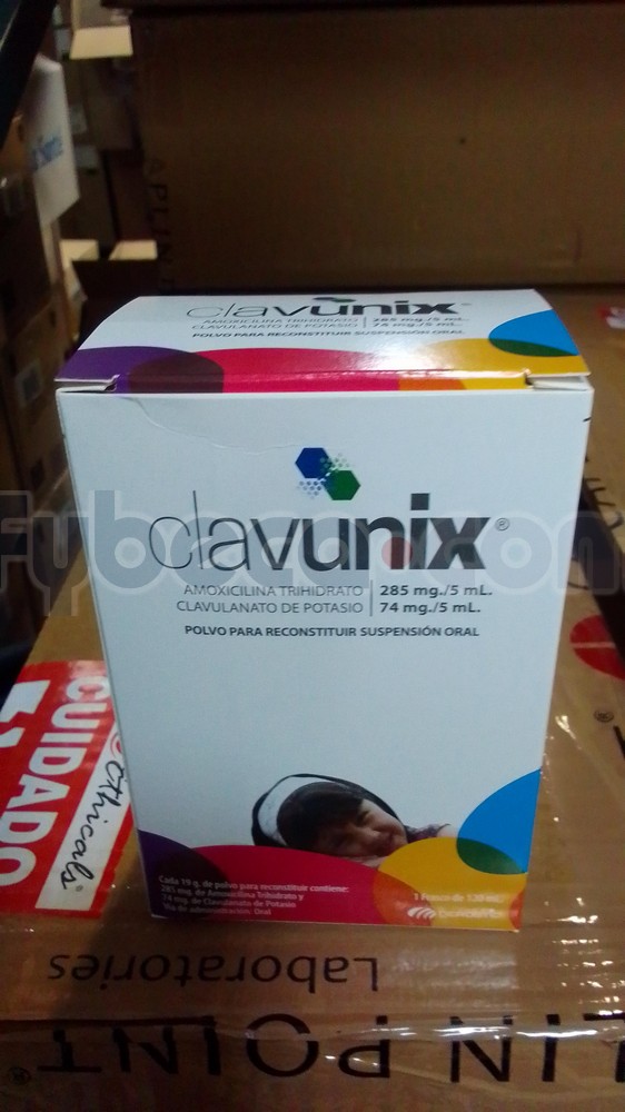Clavunix Susp 250 Mg / 62.5 Mg / 5Ml F/120 Ml | Fybeca Clavunix Susp 250 Mg / 62.5 Mg / 5Ml F/120 Ml | Fybeca