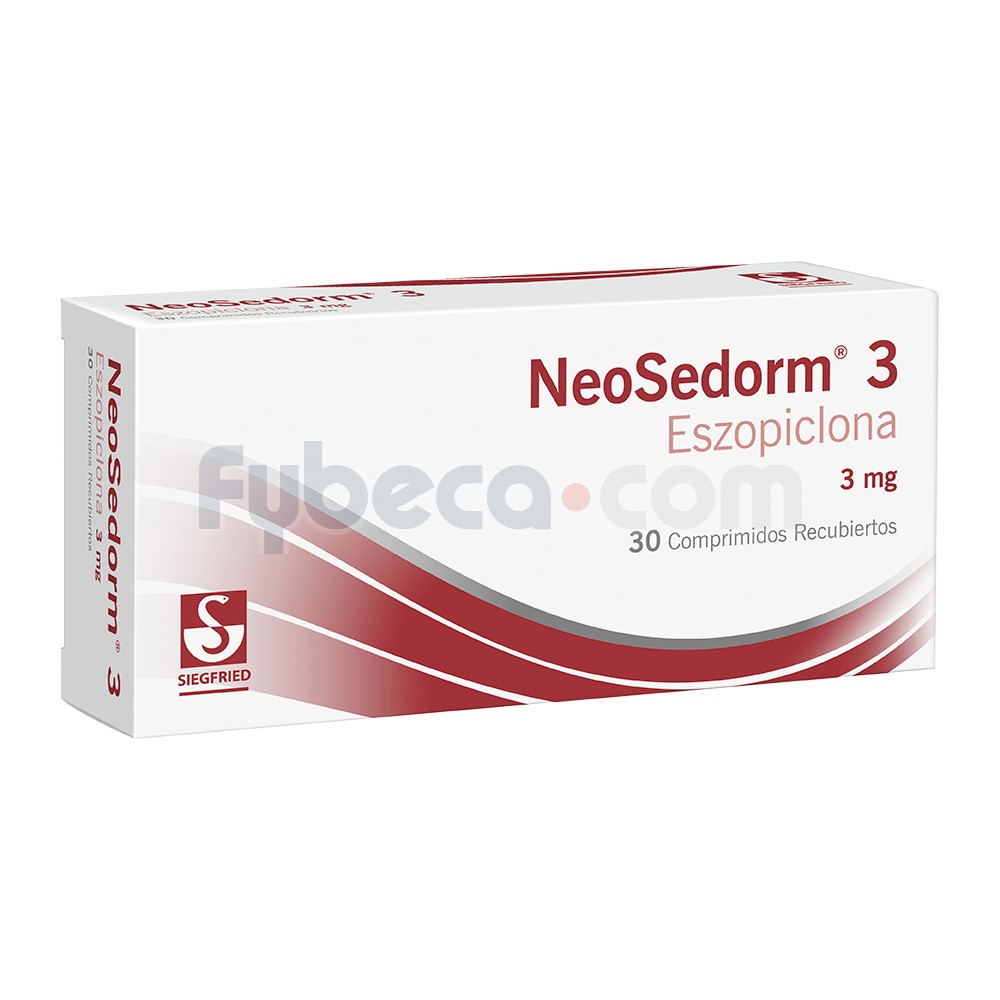 Sedorm Nf / Neosedorm 3 Comp 3Mg C/30 Suelta | Fybeca